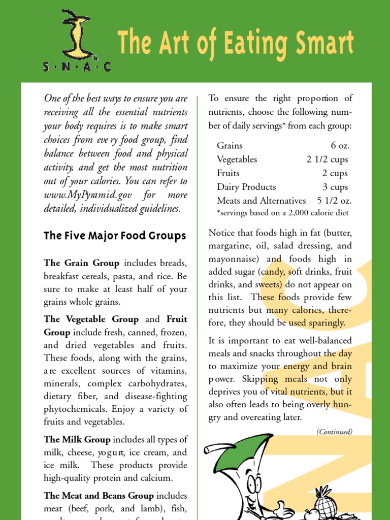 Art of Eating Smart | PDF | Vegetables | Foods