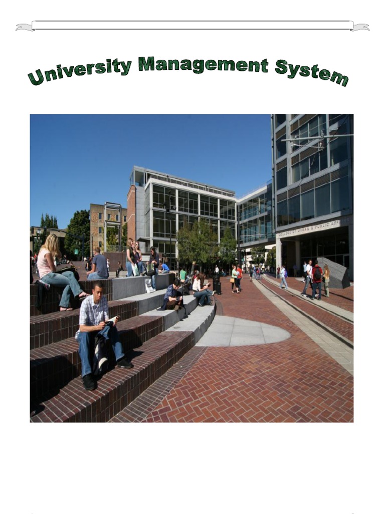 University Management System Project Synopsis | PDF | Relational ...