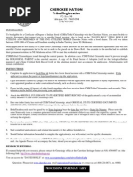 Choctaw CDIB Membership Application Guide | PDF | Identity Document ...