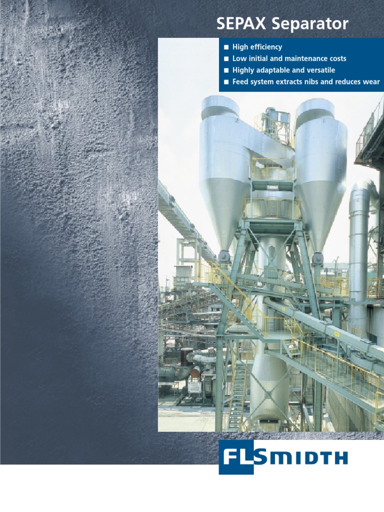 Sepax Seperator | PDF | Mill (Grinding) | Wear