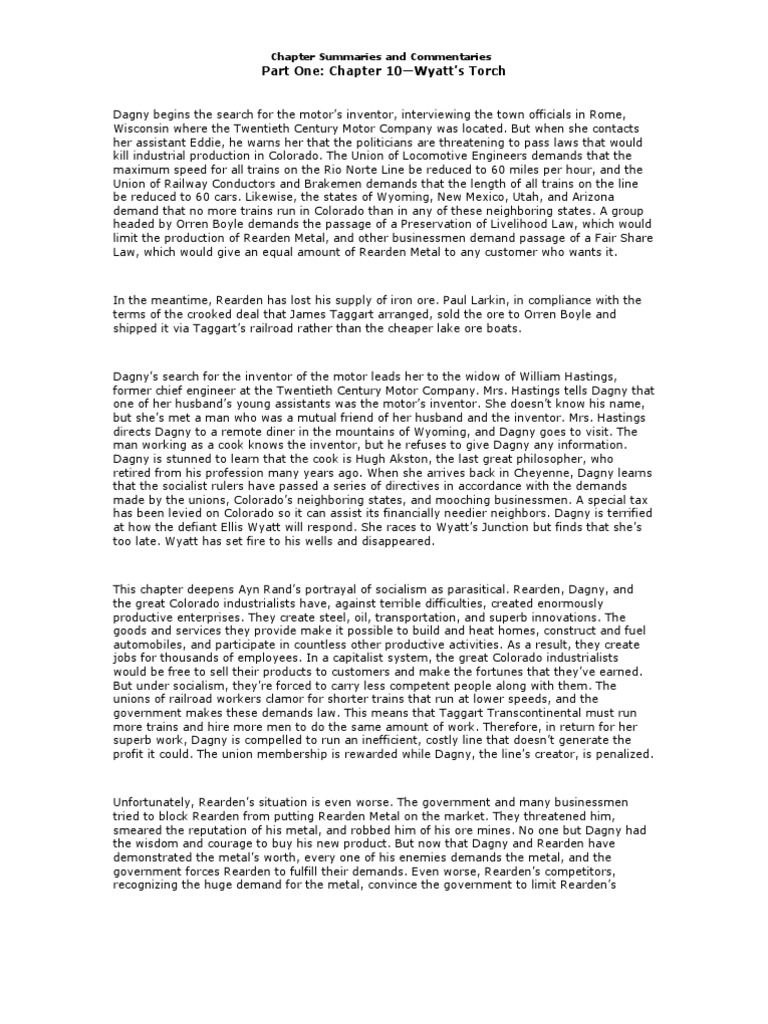 Part One - Chapter 10wyatts Torch | PDF | Socialism | Train