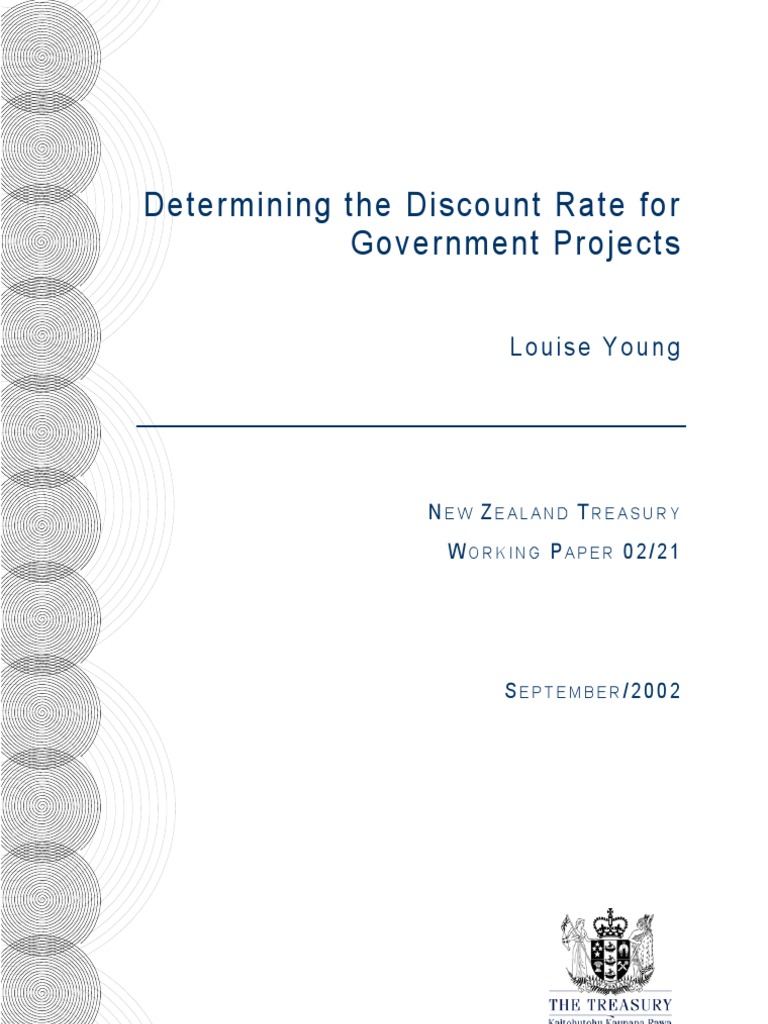 Determining The Discount Rate For Government Projects: Louise Young ...