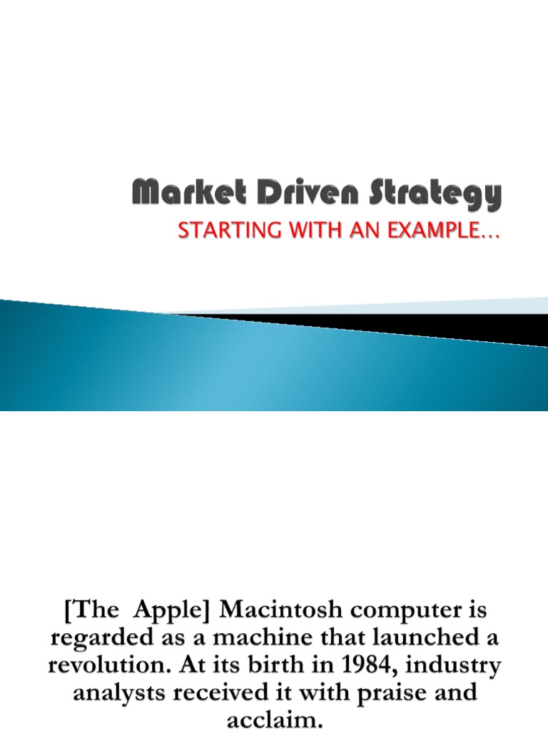 Four Steps to Market Orientation Strategy | PDF | Strategic Management ...