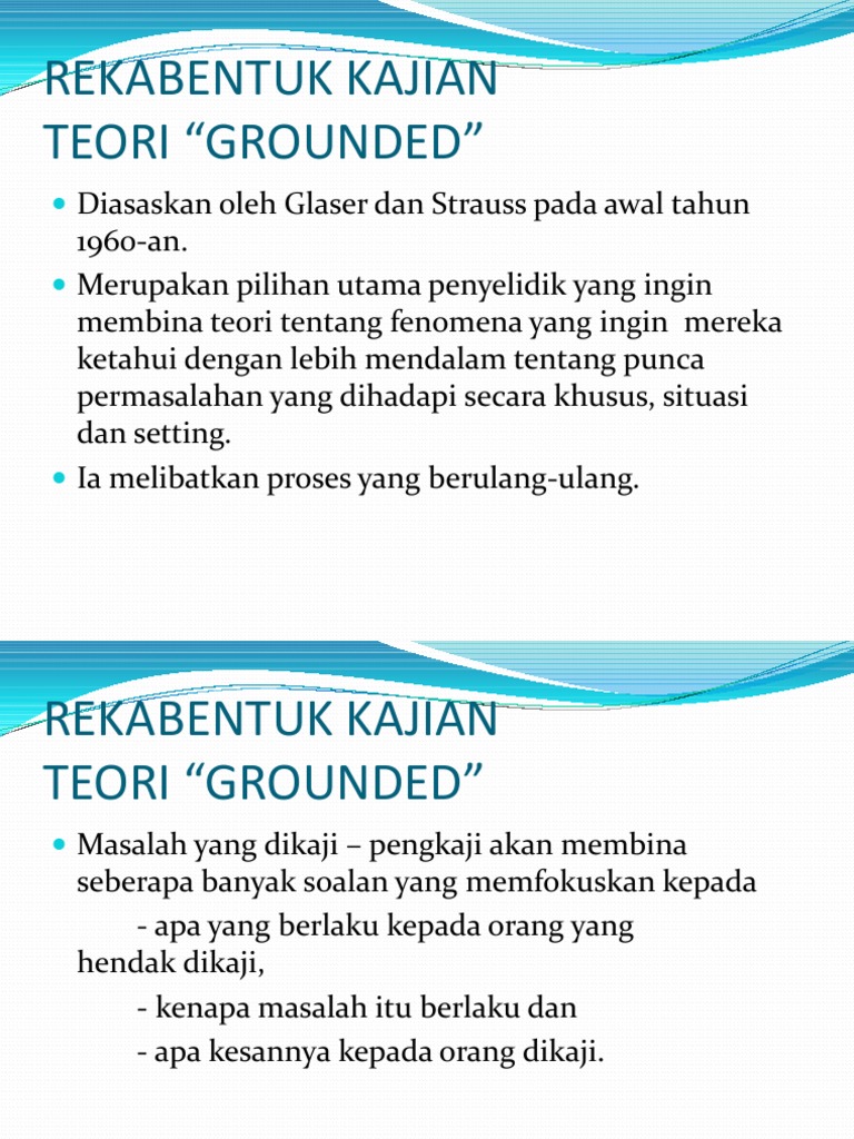 Grounded Theory | PDF