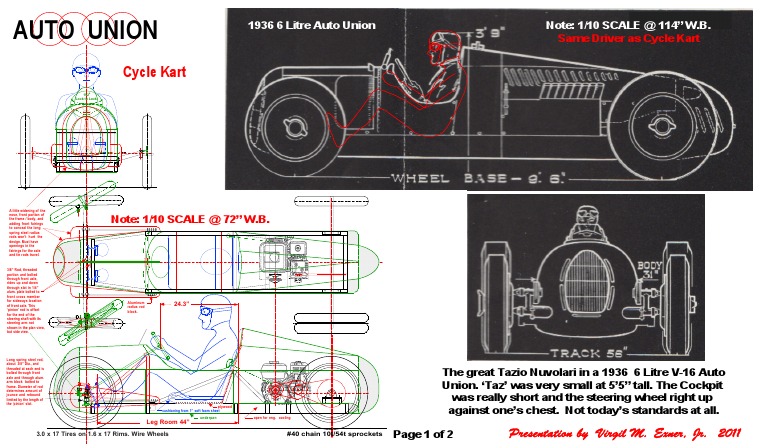 Auto Union Cycle Kart Revised Page 1 | PDF | Home & Garden