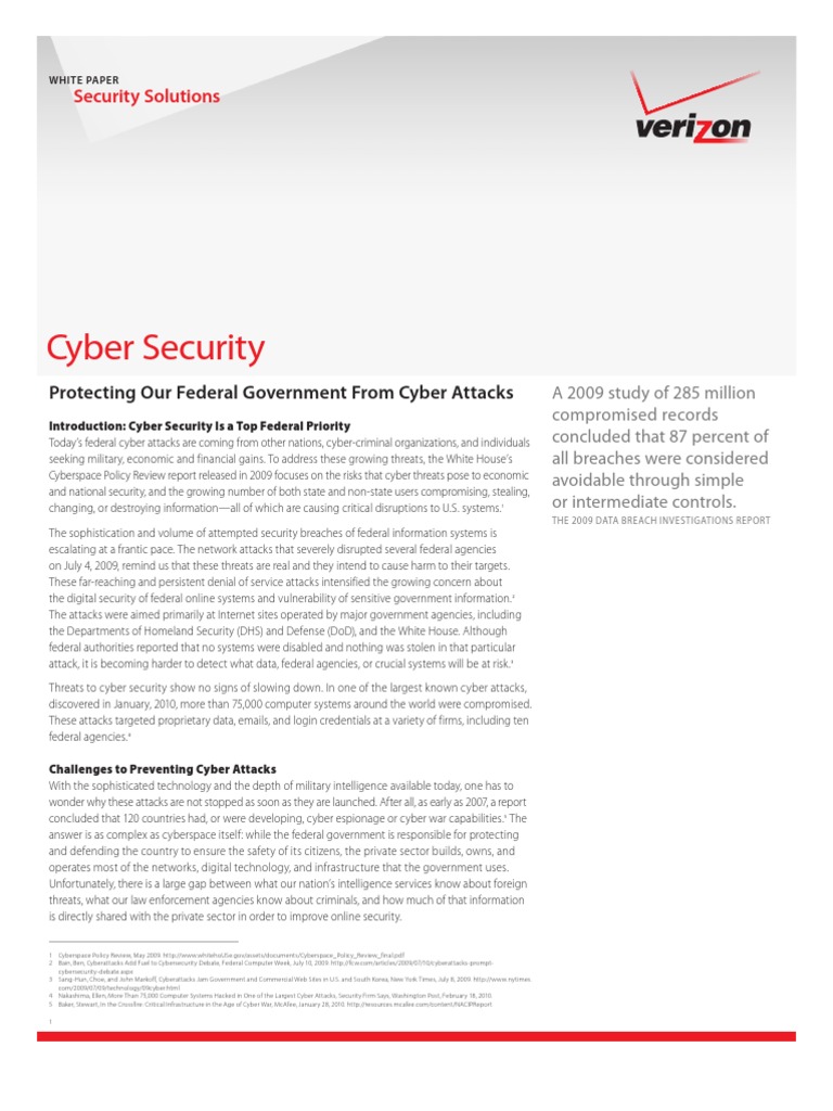 Cyber Security | PDF | Computer Security | Security