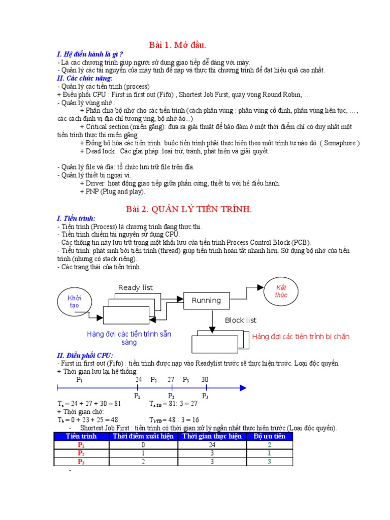 He Dieu Hanh BTKT | PDF
