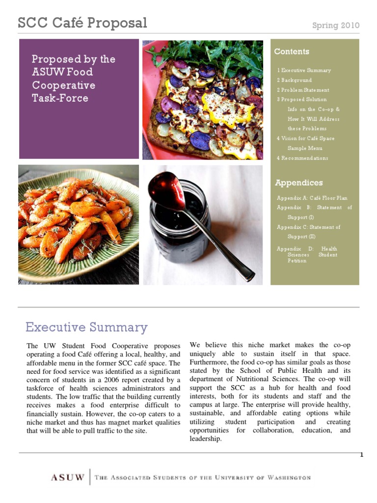 Edited SCC Report | PDF | Salad | Cooperative