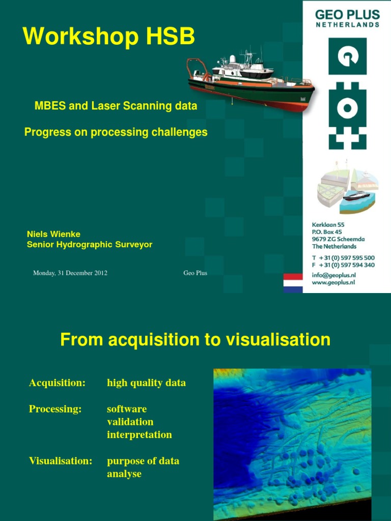 MBES and Laser Scanning Data Progress On Processing Challenges | Download Free PDF | Hydrography ...
