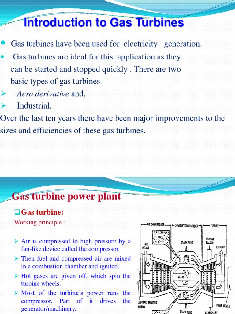 Gas Turbine Power Plant | PDF | Gas Turbine | Natural Gas