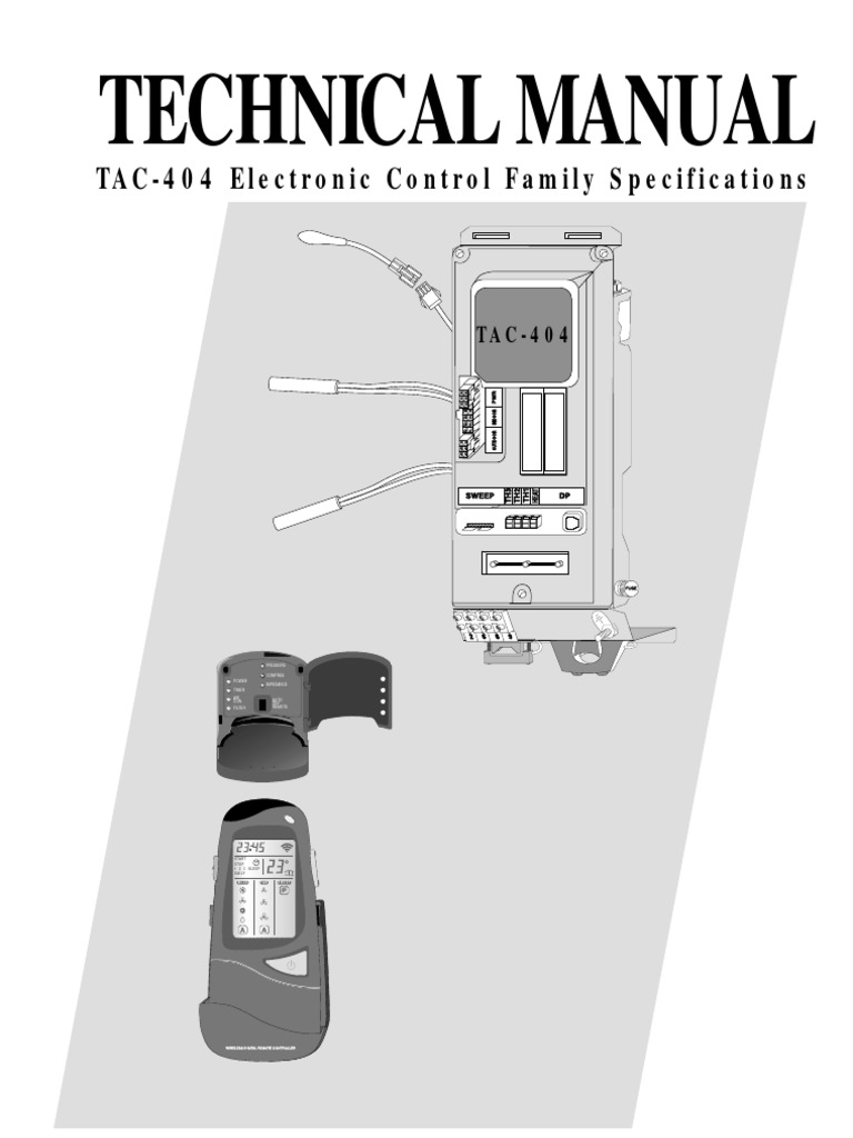 TAC-404 Electronic Control Family Specifications | PDF | Air ...