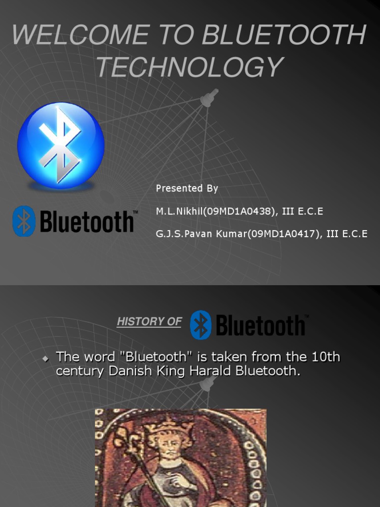 Overview of Bluetooth Technology | PDF | Bluetooth | Wireless