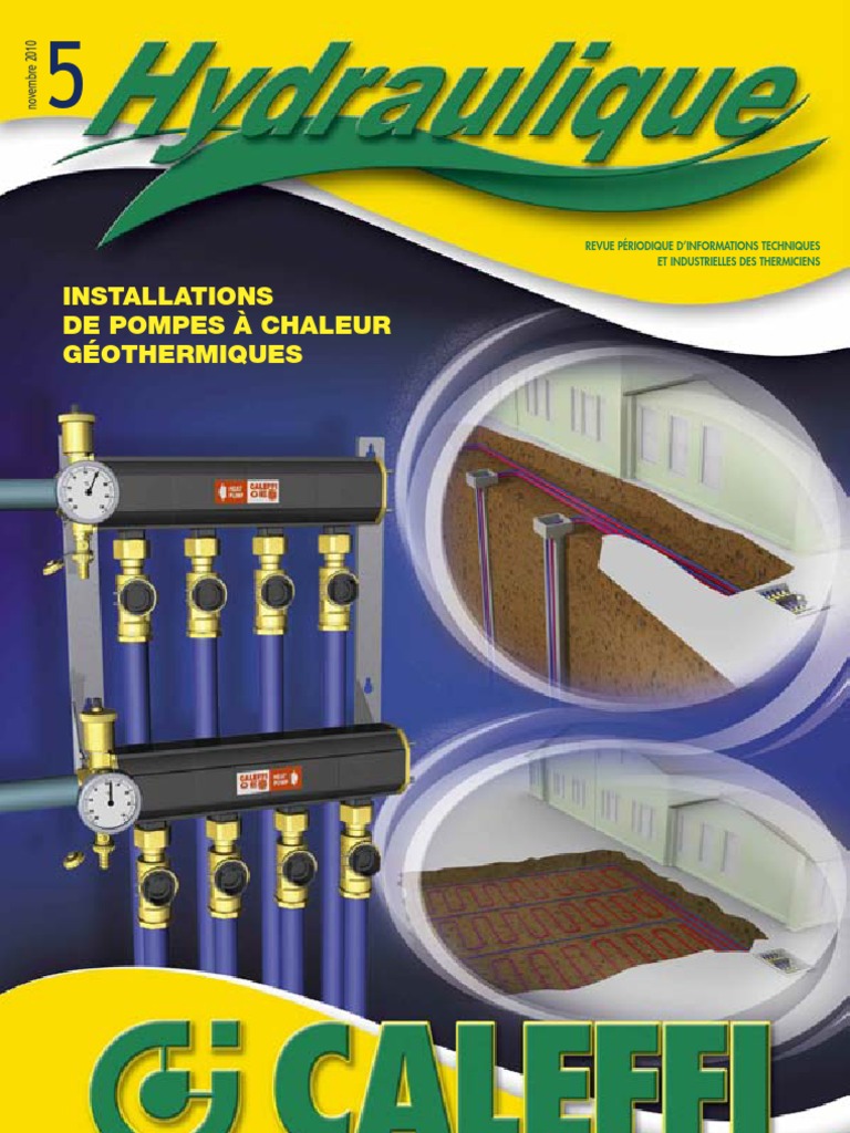Hydraulique5 Caleffi | PDF | Énergie géothermique | Fondation (construction)