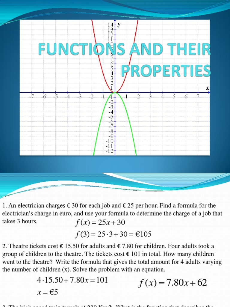 Function and Their Properties | Download Free PDF | Velocity | Euro