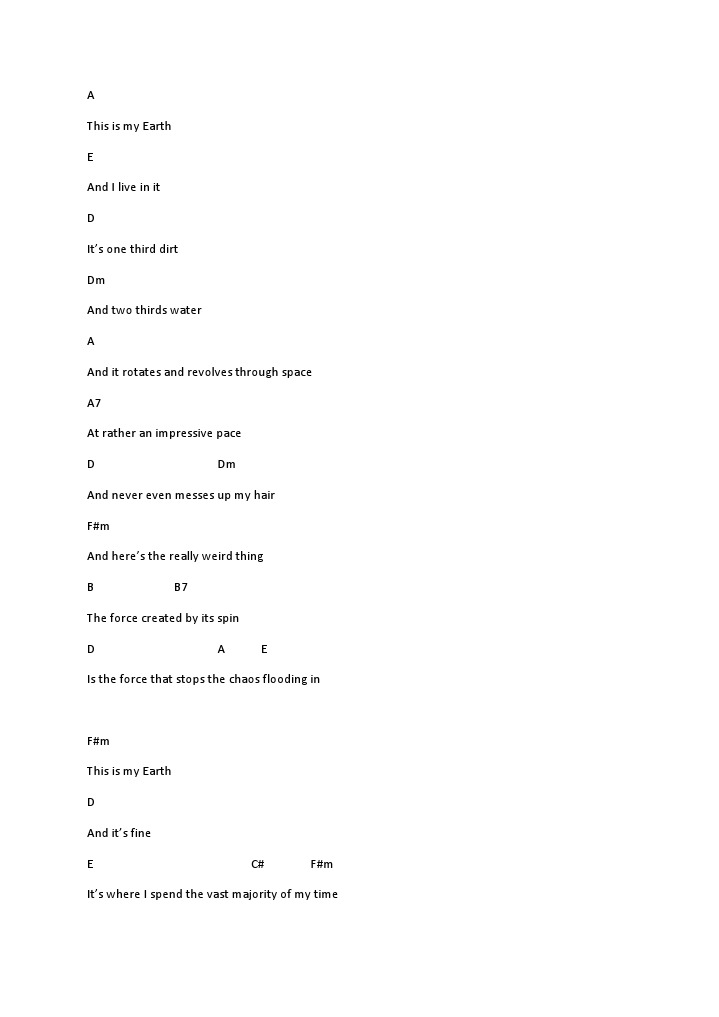 Not Perfect by Tim Minchin | PDF