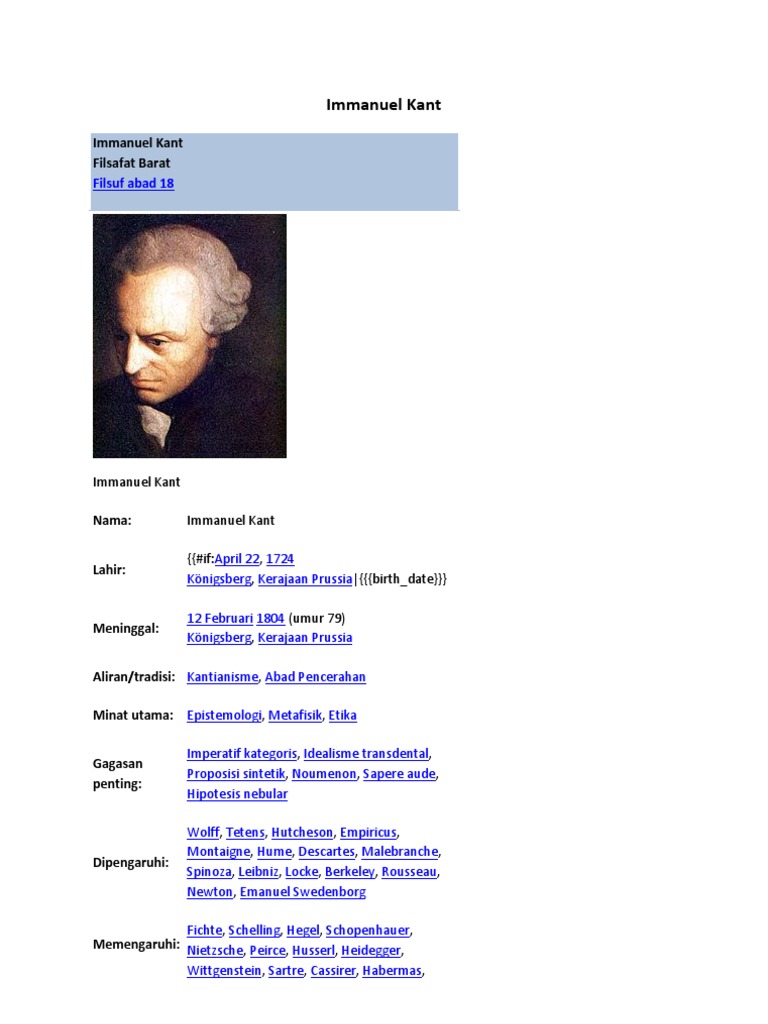 Immanuel Kant | PDF