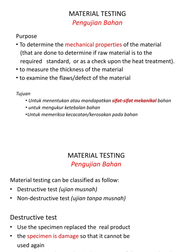 Material Testing PDF Strength Of Materials Deformation Engineering 