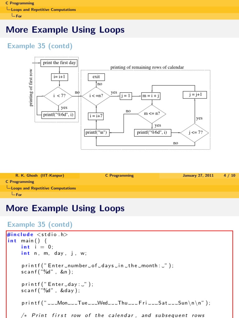 More Example Using Loops | PDF | C (Programming Language) | Software Development