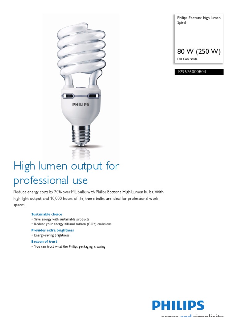 High Lumen Output For Professional Use | PDF | Home & Garden