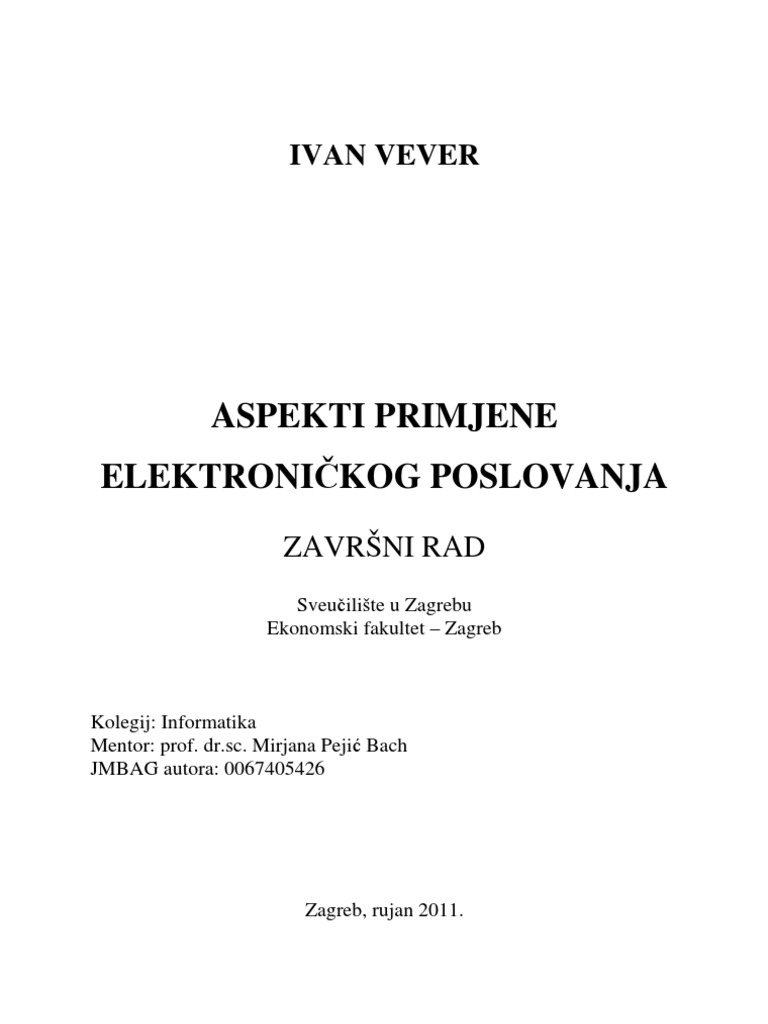 E Poslovanje | PDF