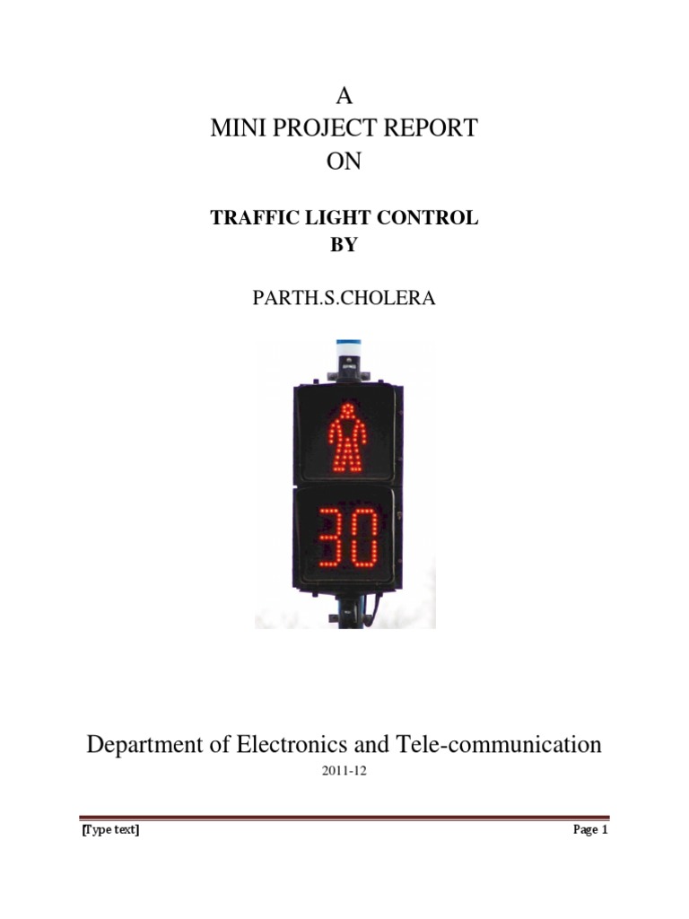 Traffic Light Control | PDF | Traffic | Relay