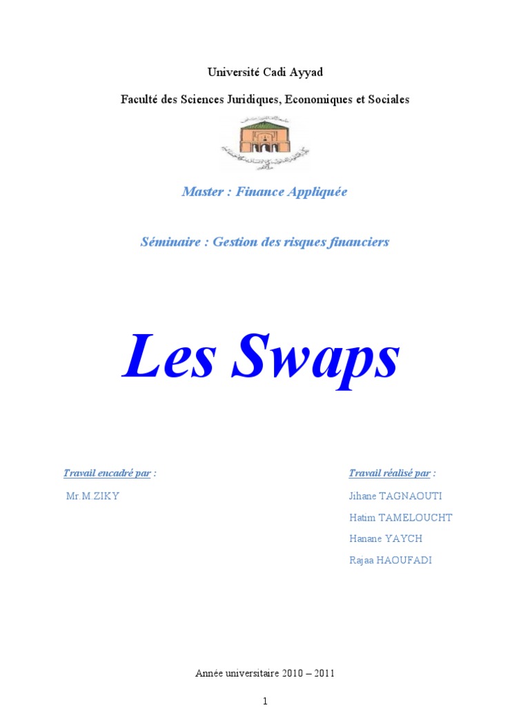 Comprendre les swaps en finance | PDF | Swap (Finance) | Prêts
