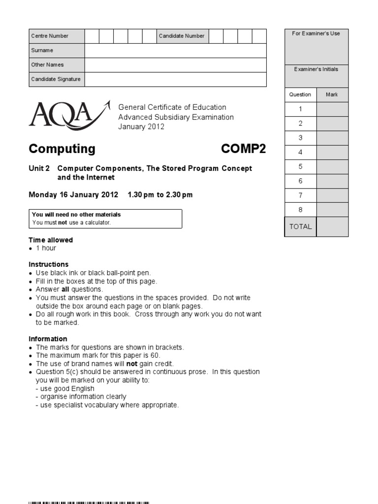 Computer Science Test | PDF | Port (Computer Networking) | Web Server