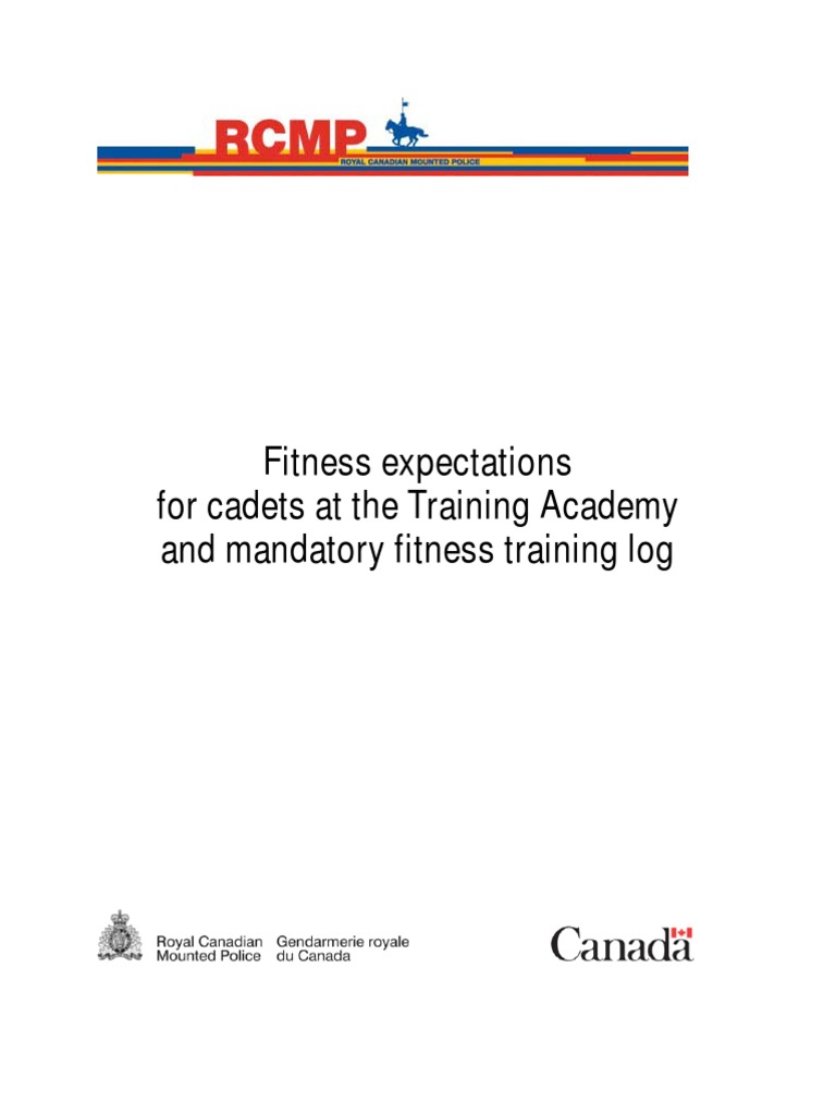 RCMP Pre-Academy Fitness Training Guide | Strength Training | Physical ...