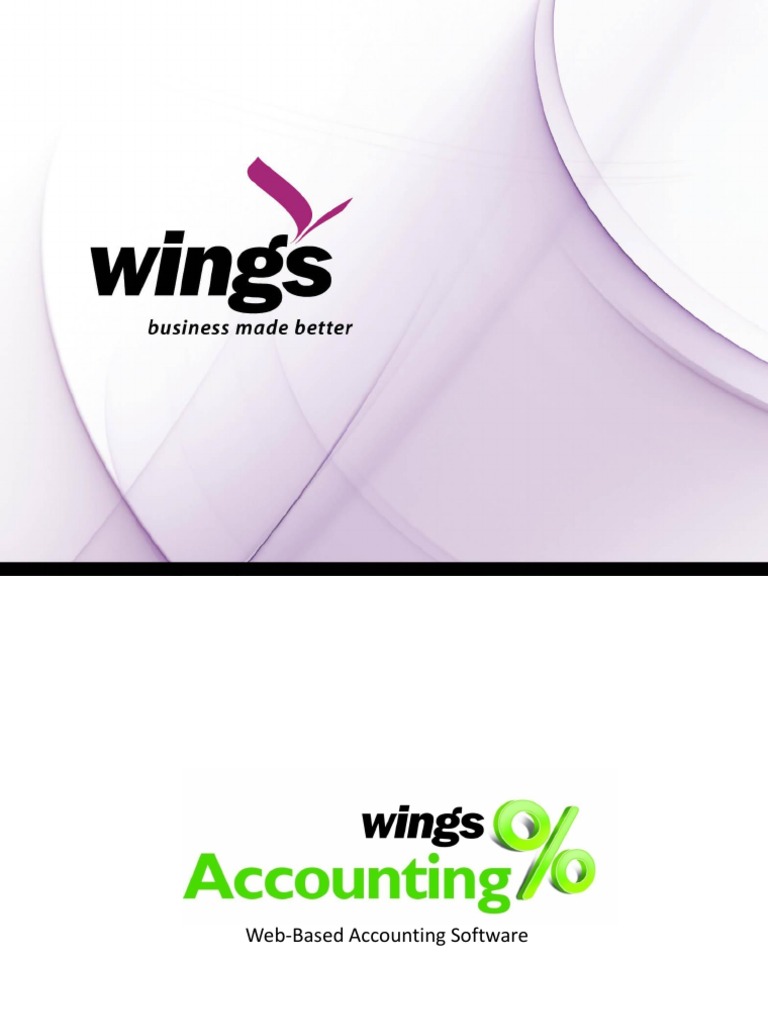Wings Accounting Presentation | PDF | Invoice | Receipt