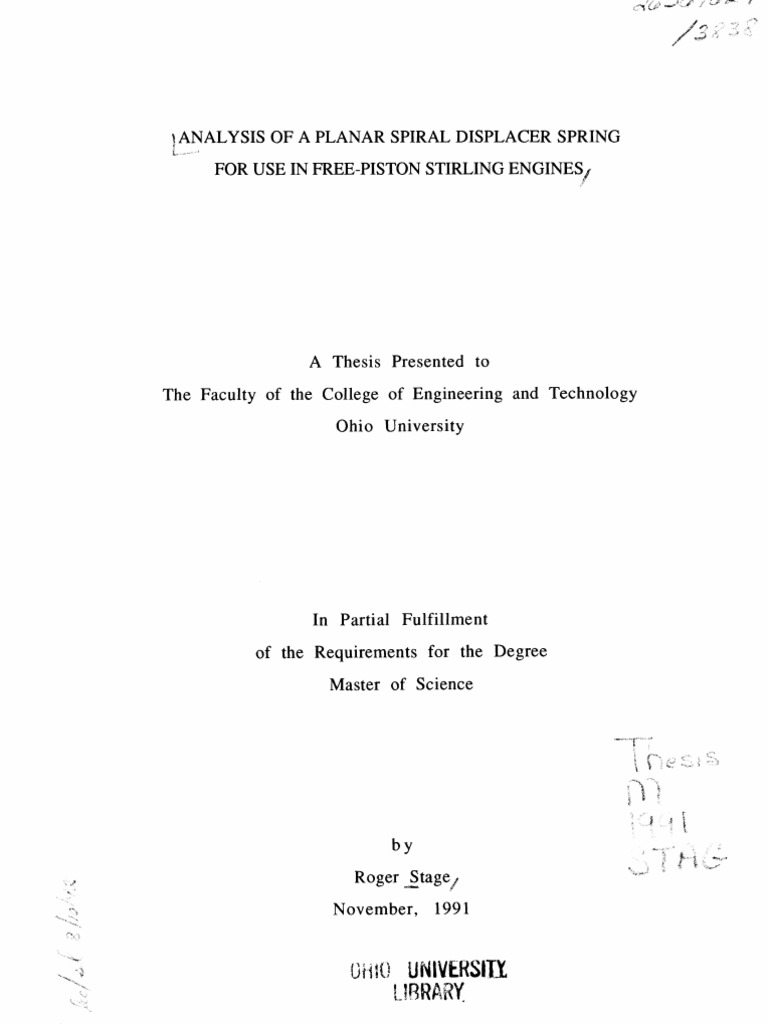 Planar Spiral Spring | PDF | Strength Of Materials | Fatigue (Material)