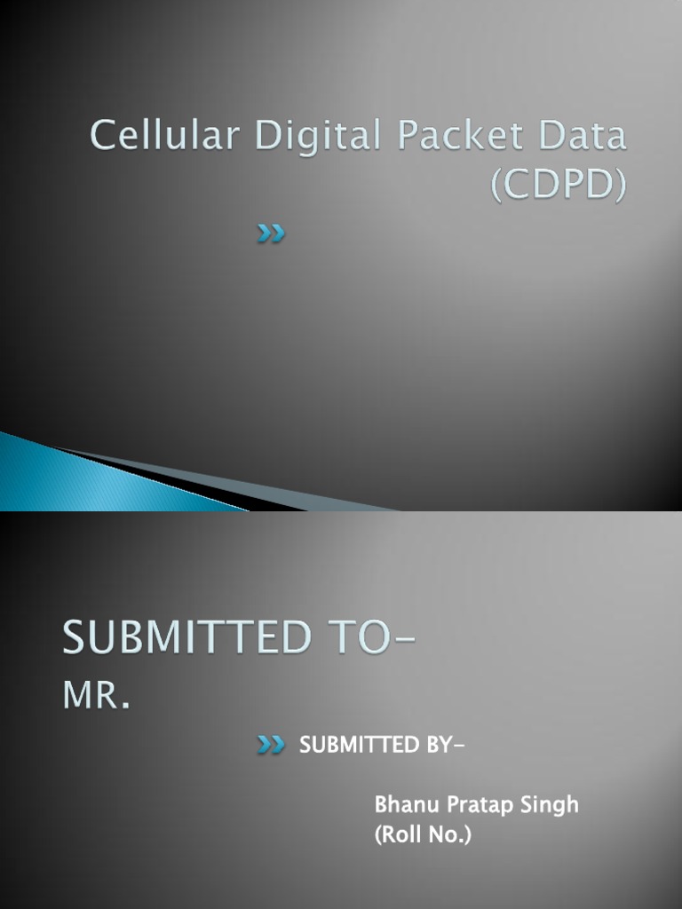 Cellular Digital Packet Data (CDPD) | PDF | Cellular Network | Computer ...