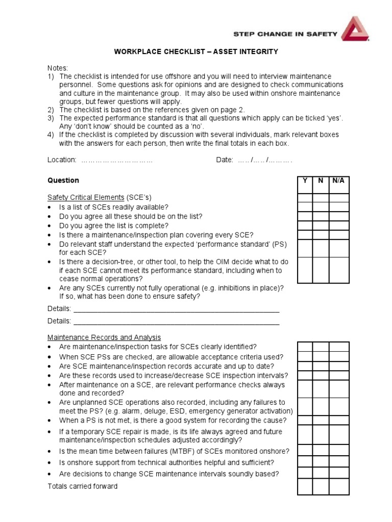 AI Workplace Checklist | PDF | Business