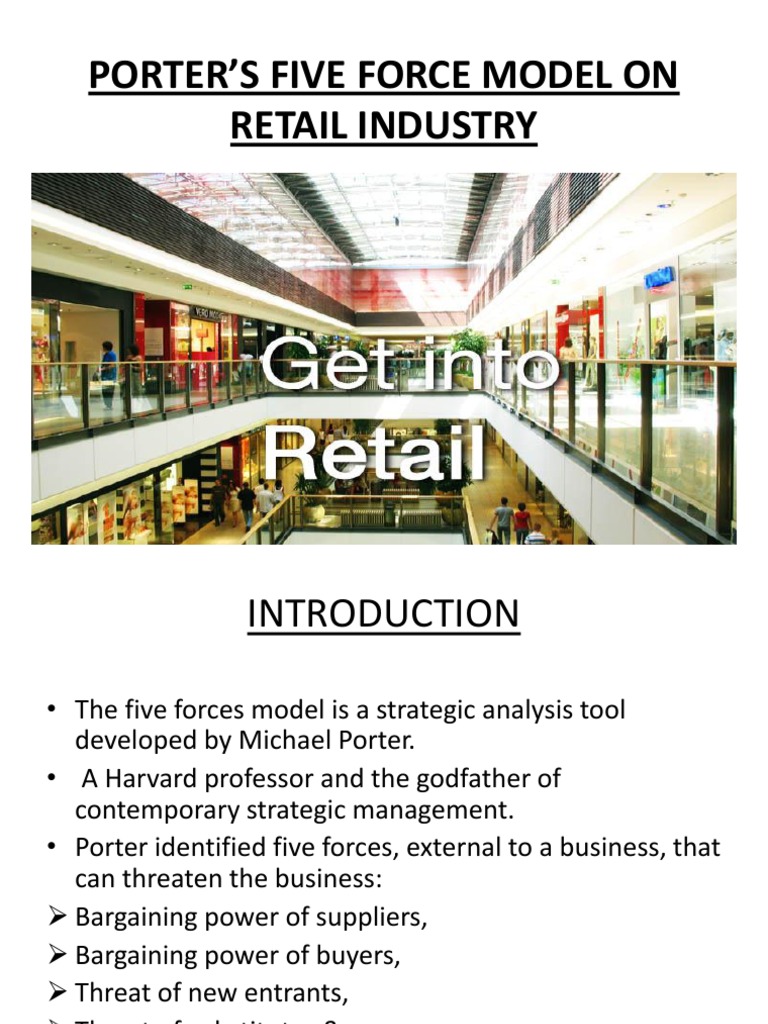Porter's Five Forces in Retail Industry | PDF | Retail | Business Economics