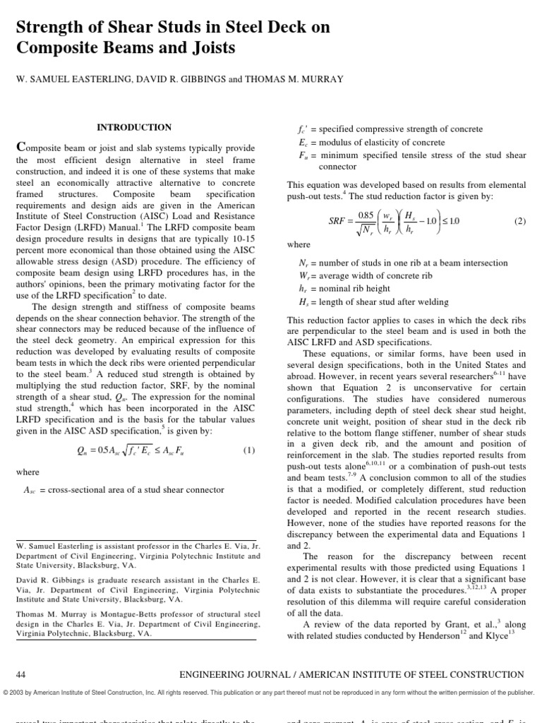 Composite Columns | PDF