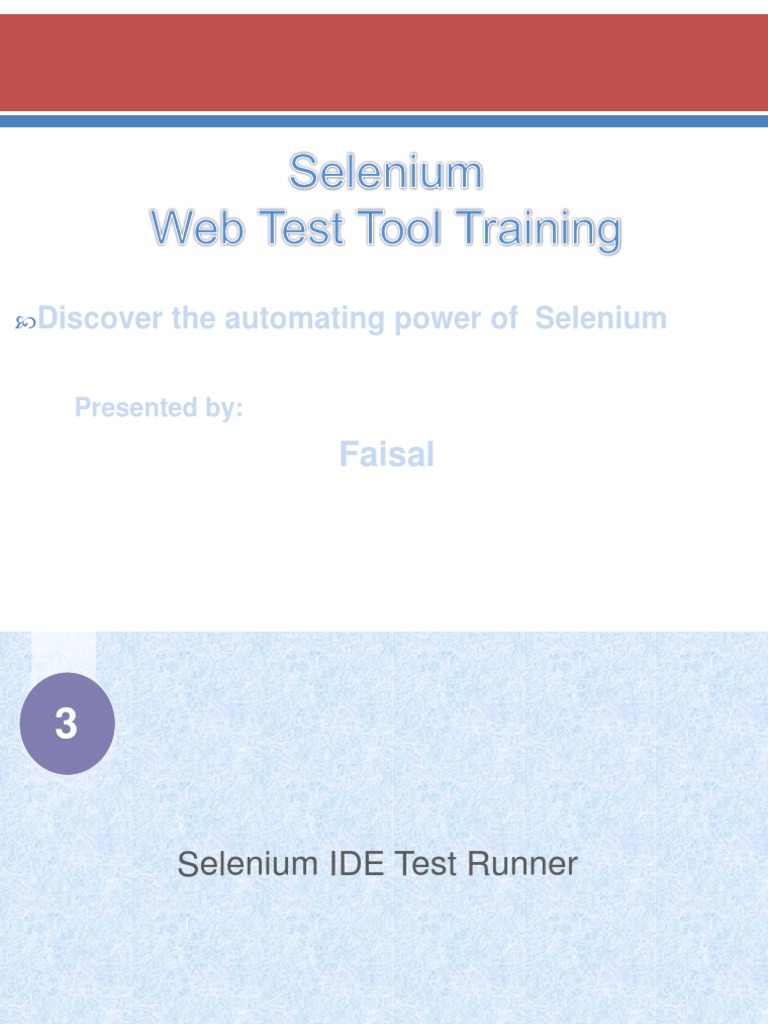 Selinium IDE | PDF | Document Object Model | Selenium (Software)