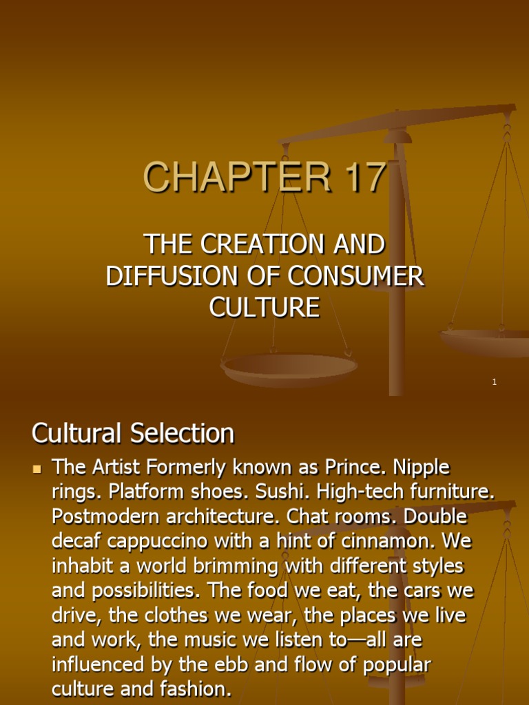 Understanding Consumer Culture Diffusion | PDF | Fashion | Consumerism