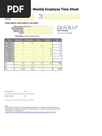 Basic Overtime Sheet | PDF