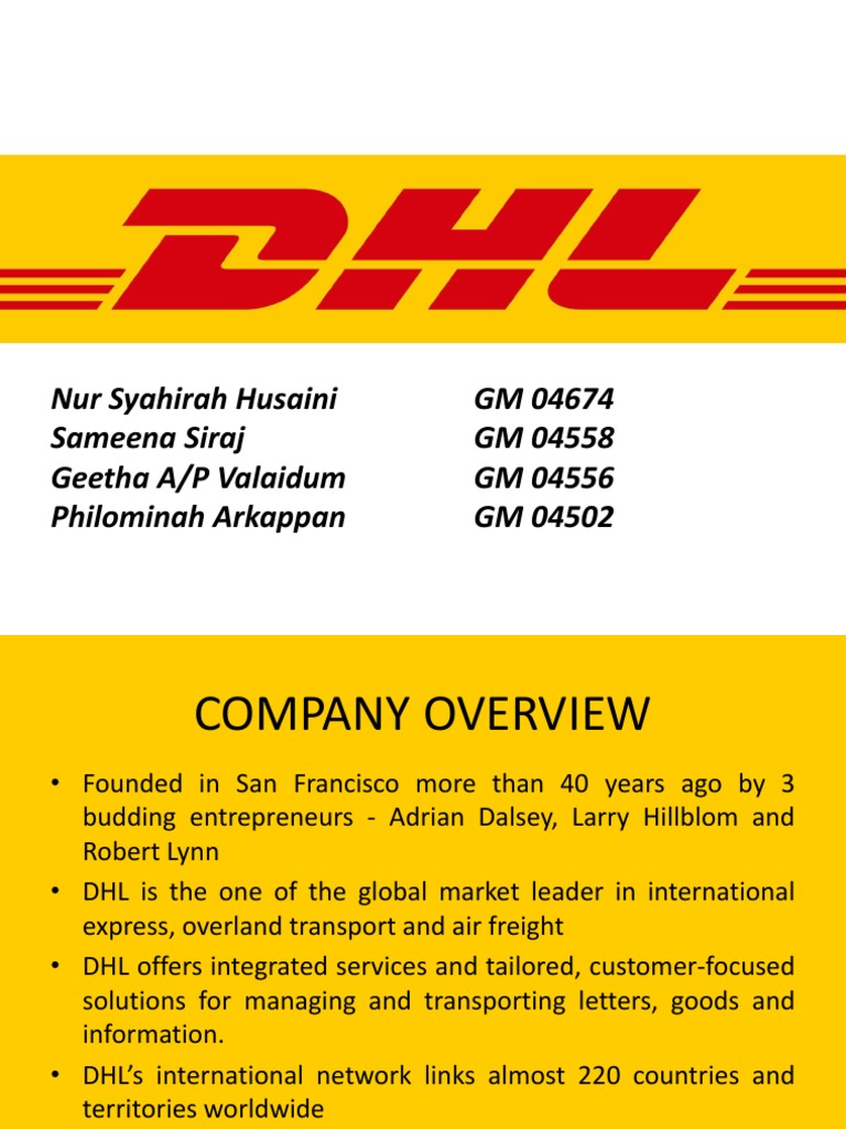 Complete Sm Dhl(New) | United Parcel Service | Strategic Management