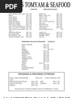 Senarai Harga Minuman Dan Makanan | PDF | Rice | Prepared Foods