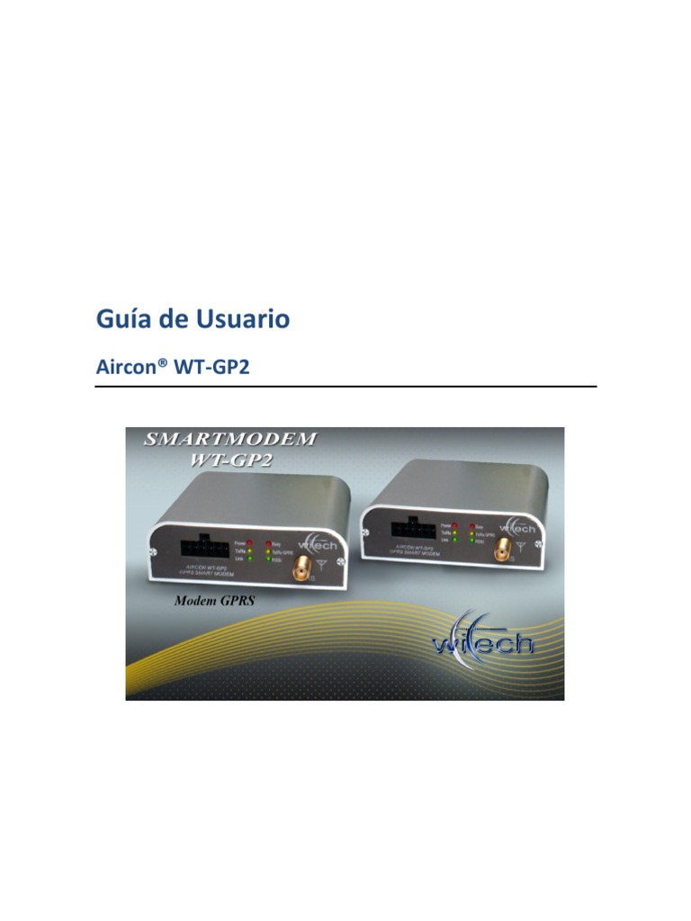 Manual de La Modem GPRS GP2 | PDF