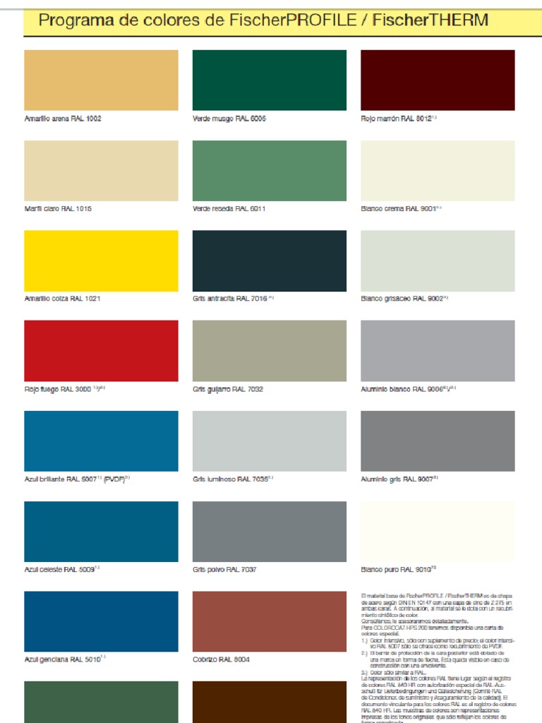 Carta de Colores RAL | PDF