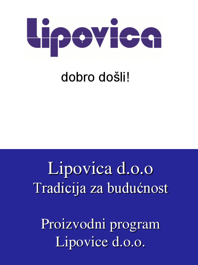 Prezentacija Lipovica | PDF