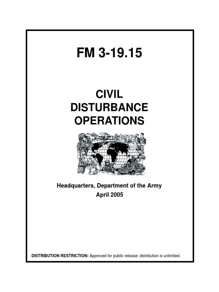 Civil Disturbance Operations | PDF