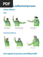 Traffic Hand Signals | PDF