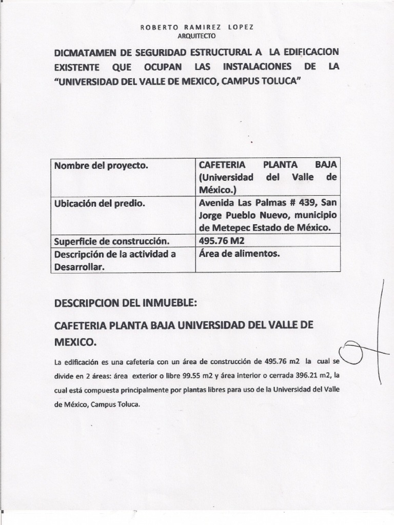 Elaboracion de dictamen estructural | Fundación (Ingeniería) | edificio