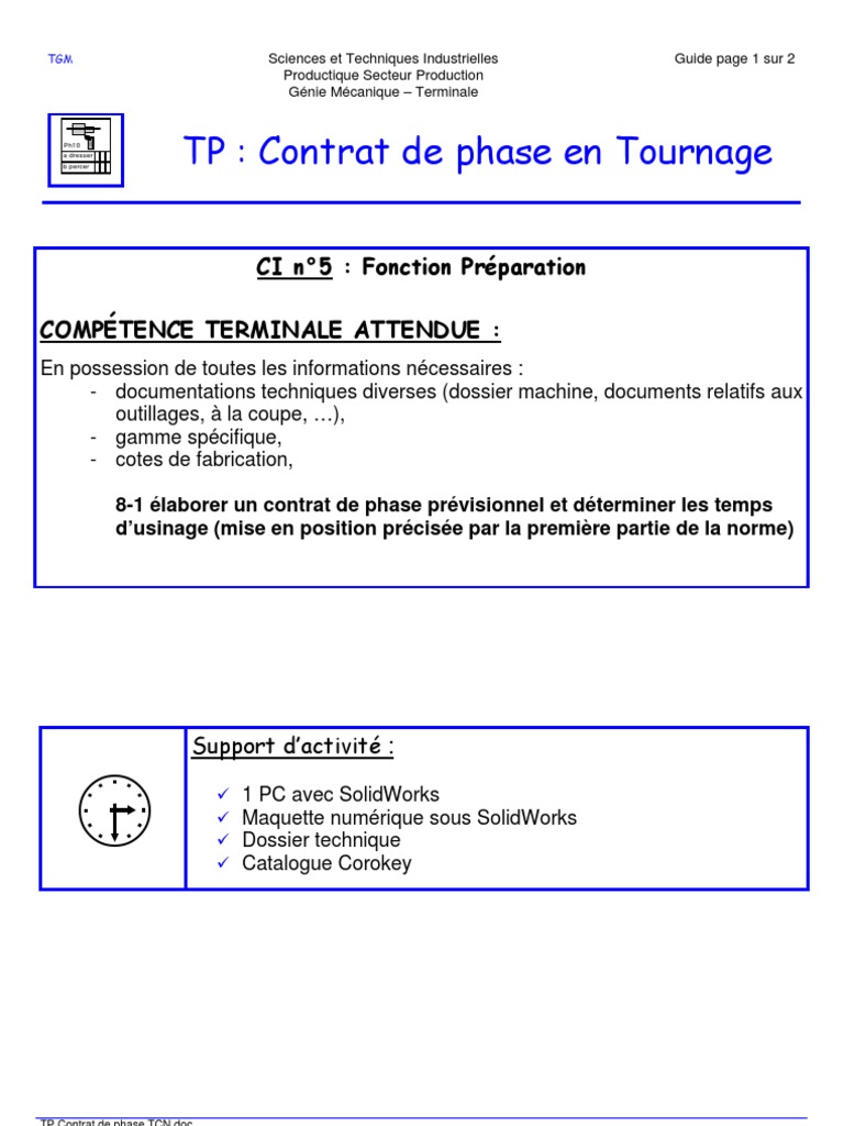 Contrat de Phase | PDF