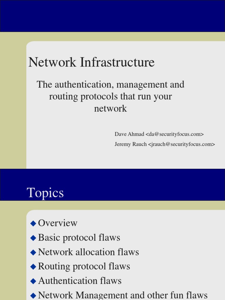 Network Infrastructure | PDF | Radius | Computer Network