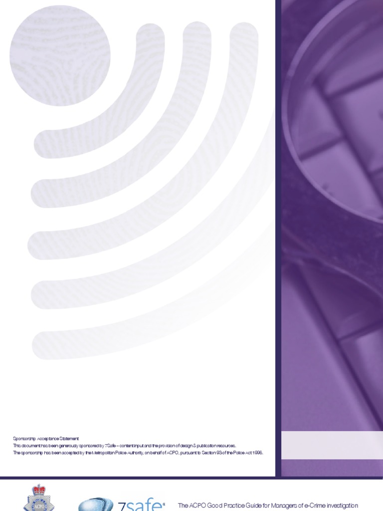 ACPO Manager Guide | PDF | Digital Forensics | Cybercrime