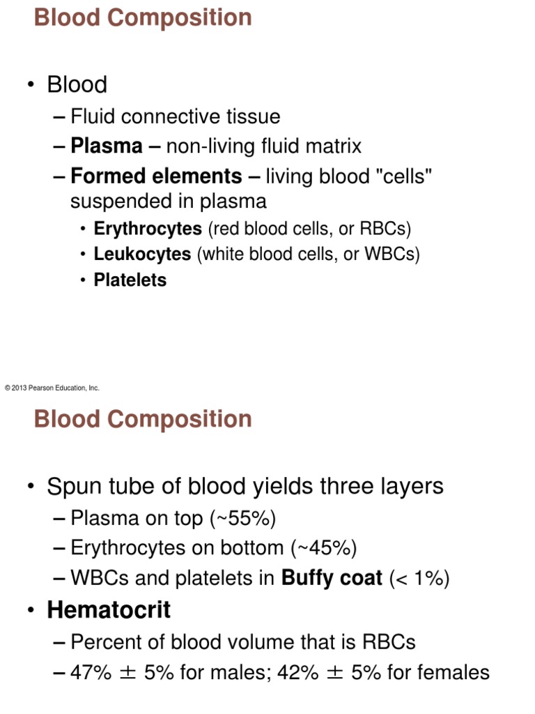 Blood Lecture Powerpoint | PDF | Coagulation | Granulocyte