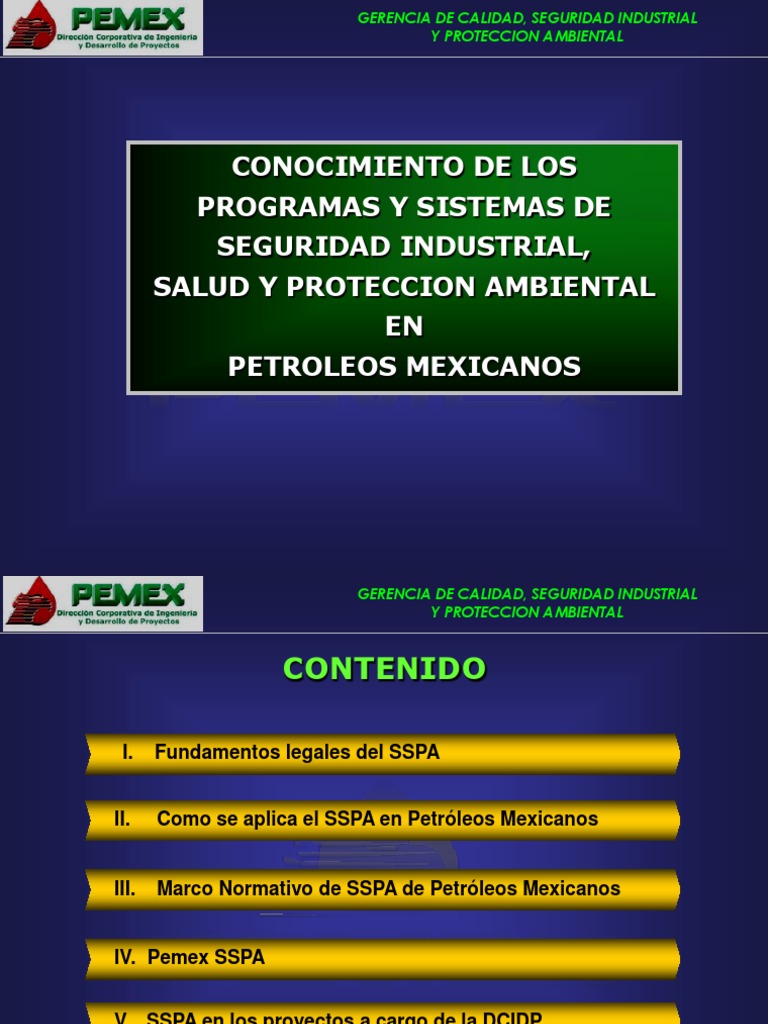 Programa Sspa Pemex | PDF | México | Regulación